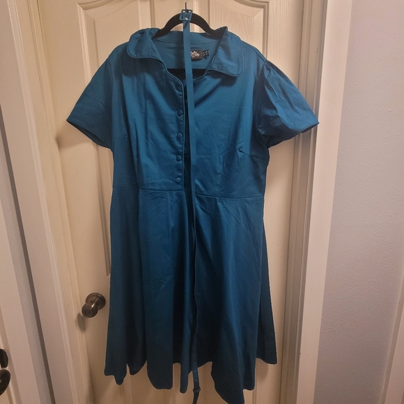 Dolly and Dotty | Dresses | Dolly And Dotty Teal Dress | Poshmark